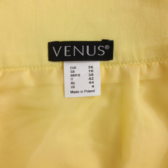 VENUS | Skirts | Venus Yellow Pencil Skirt | Poshmark